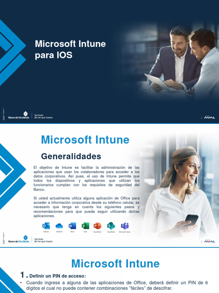 Guía de Intune para Usuarios de iOS | PDF | Microsoft | Software de la aplicacion