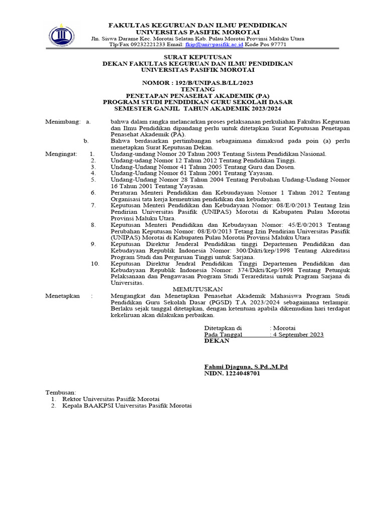 SK P.A 2023-2024 | PDF