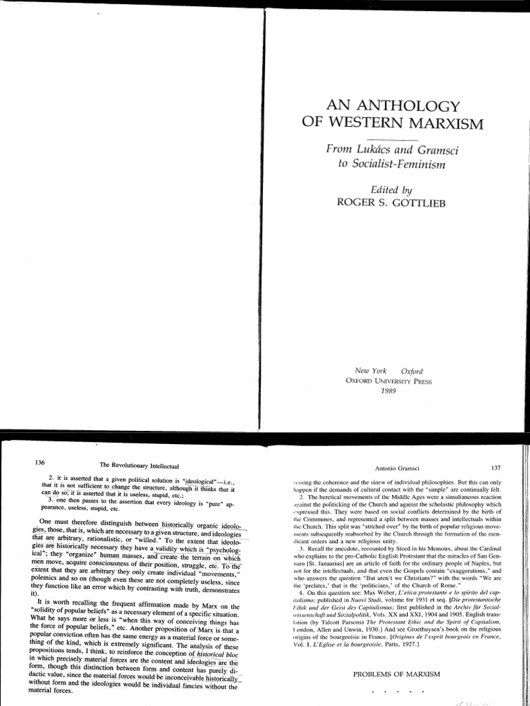 Western Marxism Anthology Insights | PDF | Liberal Arts Education