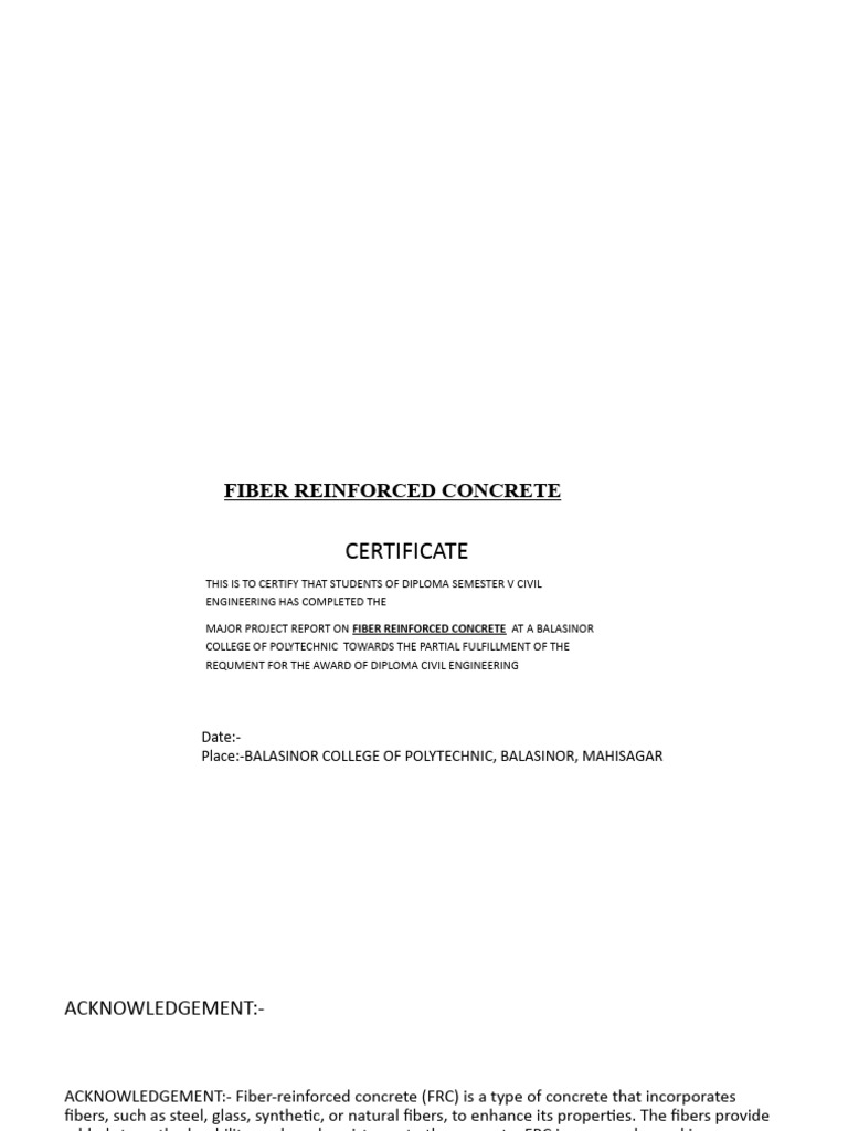 FRC | PDF | Concrete | Fracture