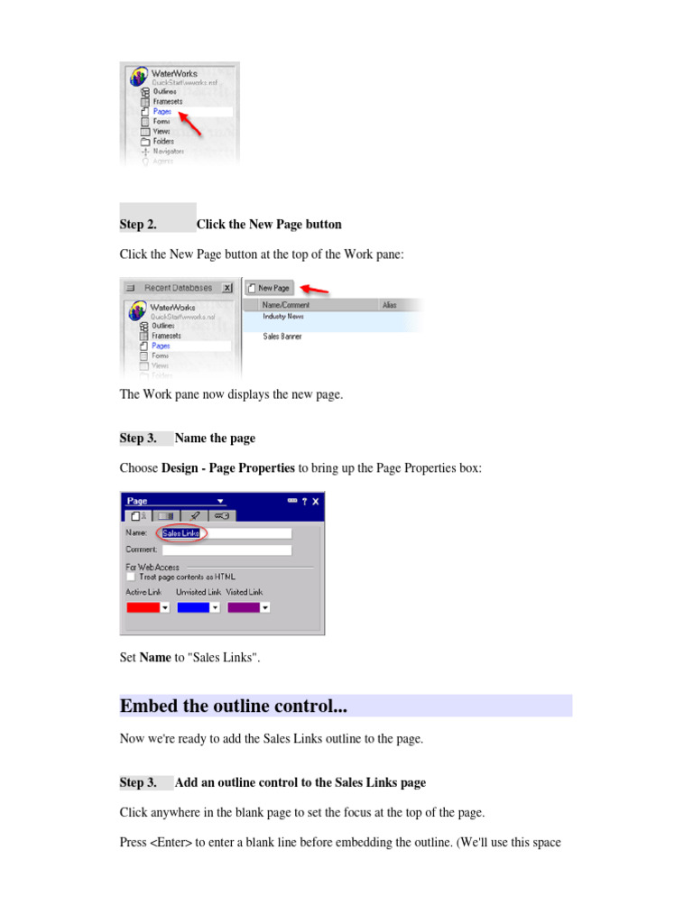 The Domino Designer Quickstart Tutorial1 61 70 | PDF | Html | World ...