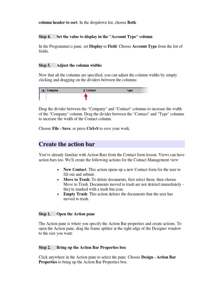 The Domino Designer Quickstart Tutorial1 51 60 | PDF | Icon (Computing) | Graphical User Interfaces