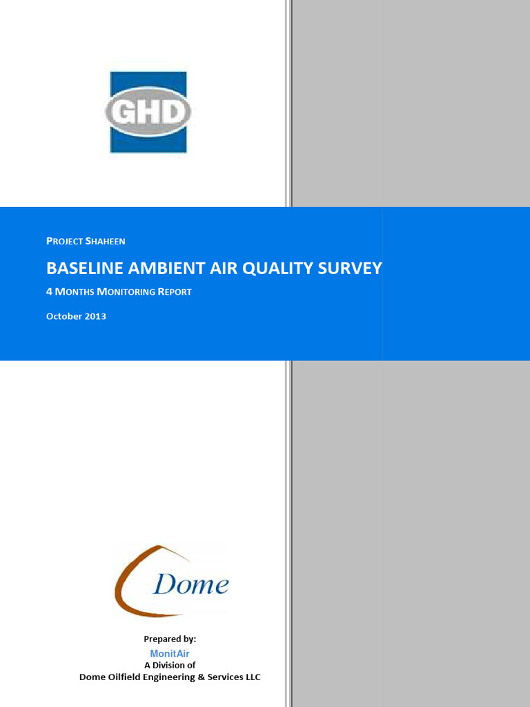 App C - Ambient Air Quality Report | PDF | Air Pollution | Particulates