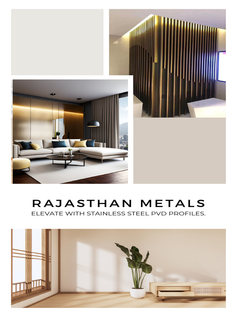 PVD Stainless Steel Profiles Overview | PDF | Materials | Physical Sciences