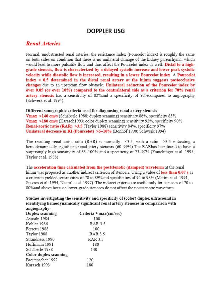 Doppler Usg Pdf Common Carotid Artery Vertebra