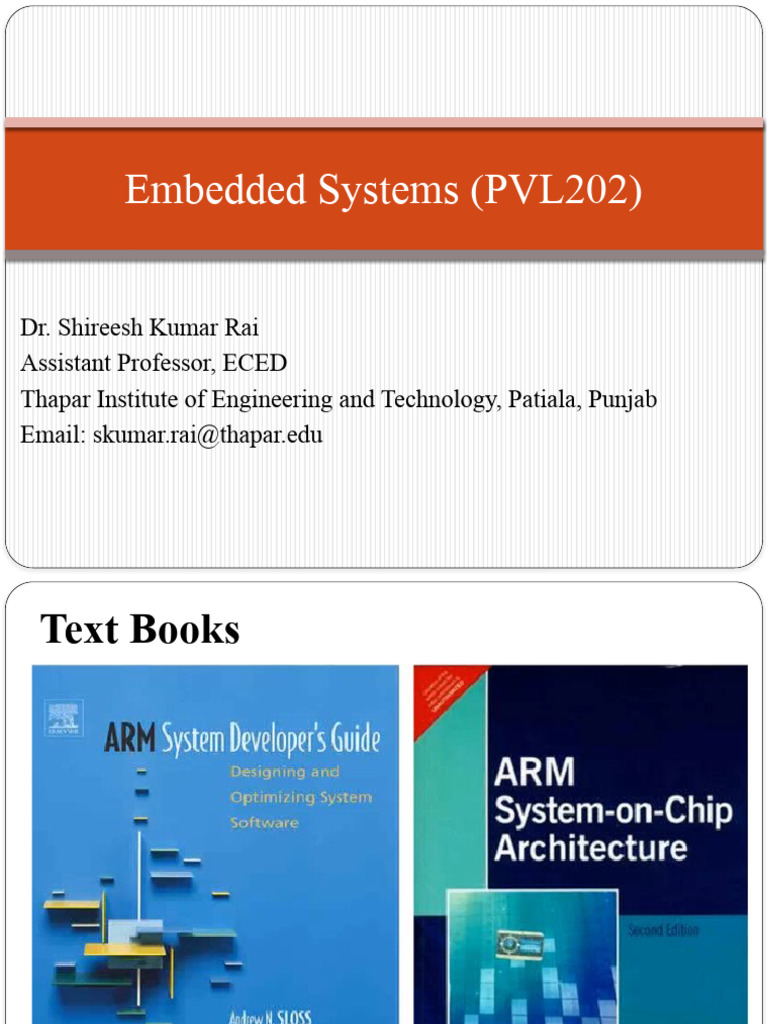 Slide 1 (Introduction) | Download Free PDF | Embedded System | Central Processing Unit