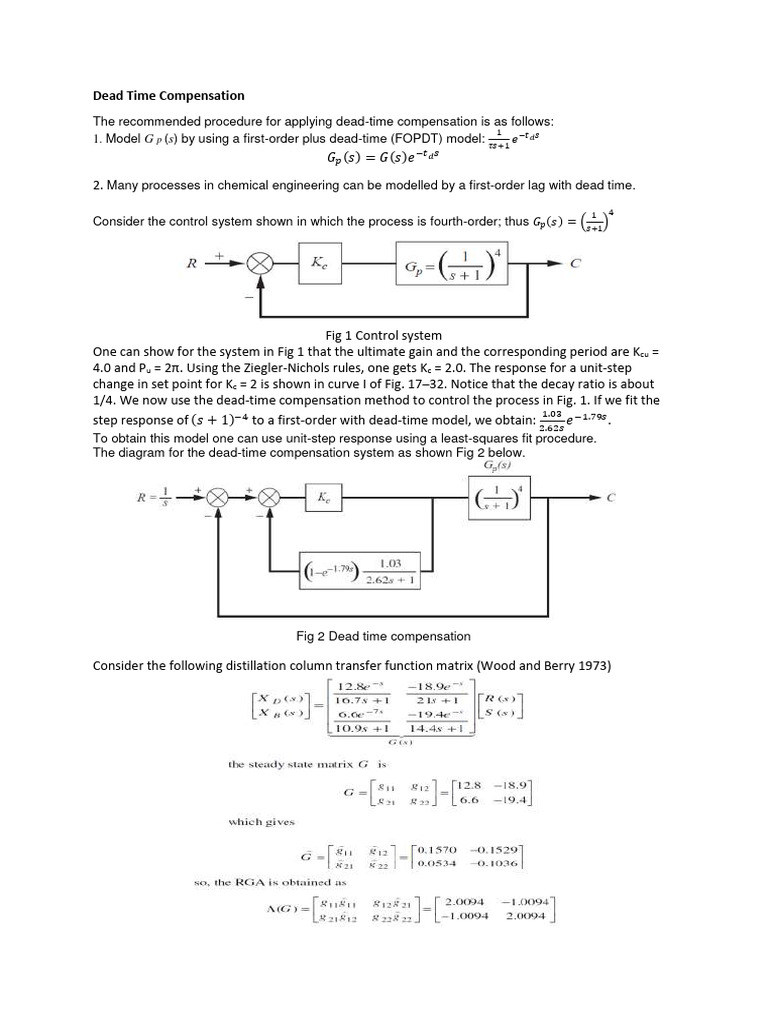 Dead Time Compensation | PDF | Teaching Methods & Materials