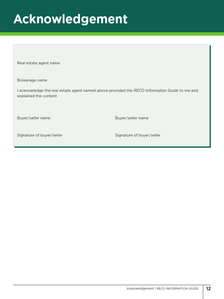 RECO Information Guide 13 | PDF