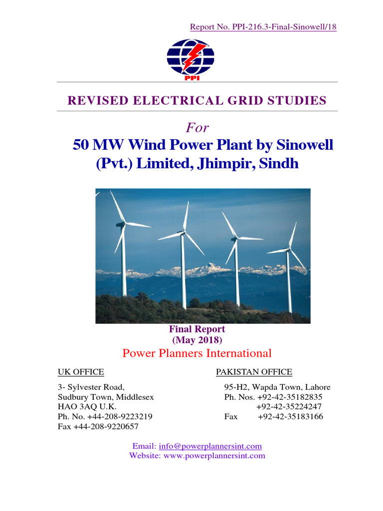 Revised GIS of 50 MW Sinowell WPP | PDF | Electrical Substation | Electrical Grid