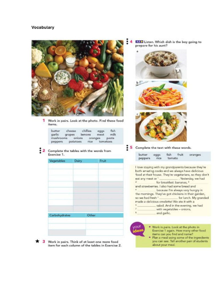 Food-Health Unit 3 | PDF