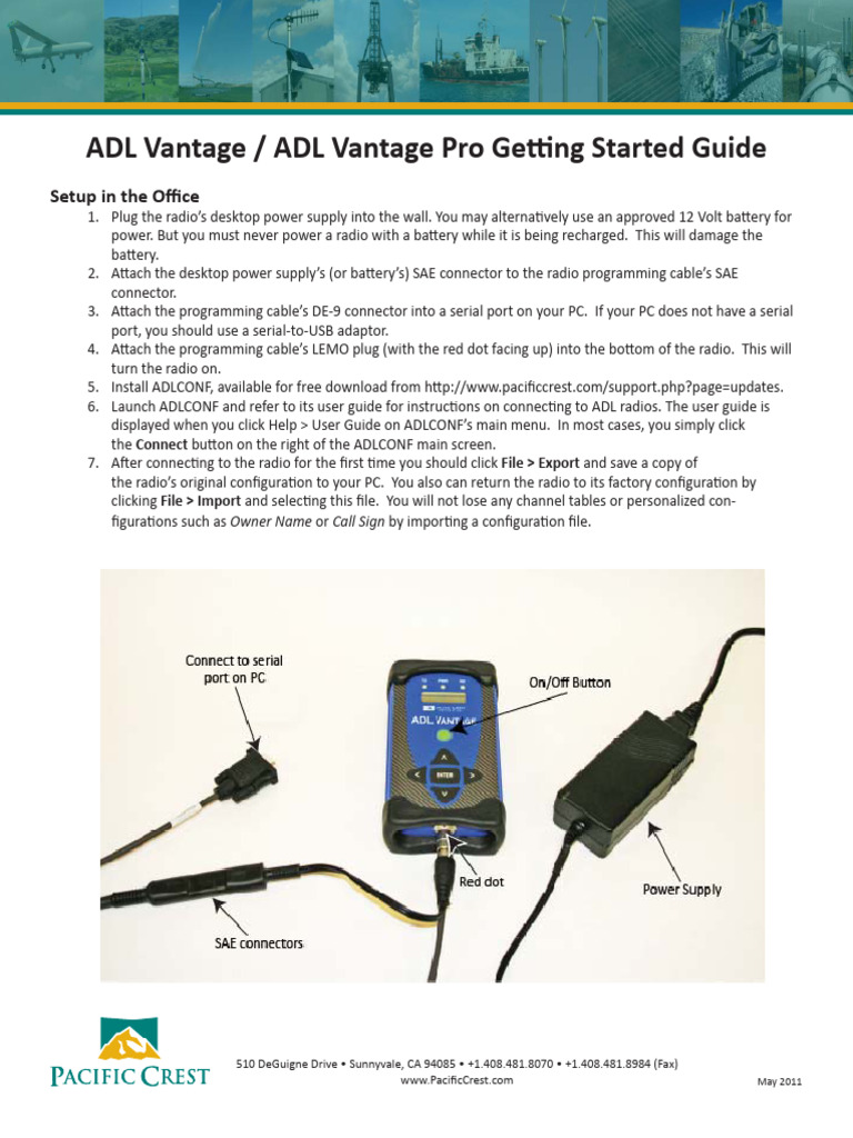 ADL_VantagePro_Getting_Started | PDF | Personal Computers | Computer Science