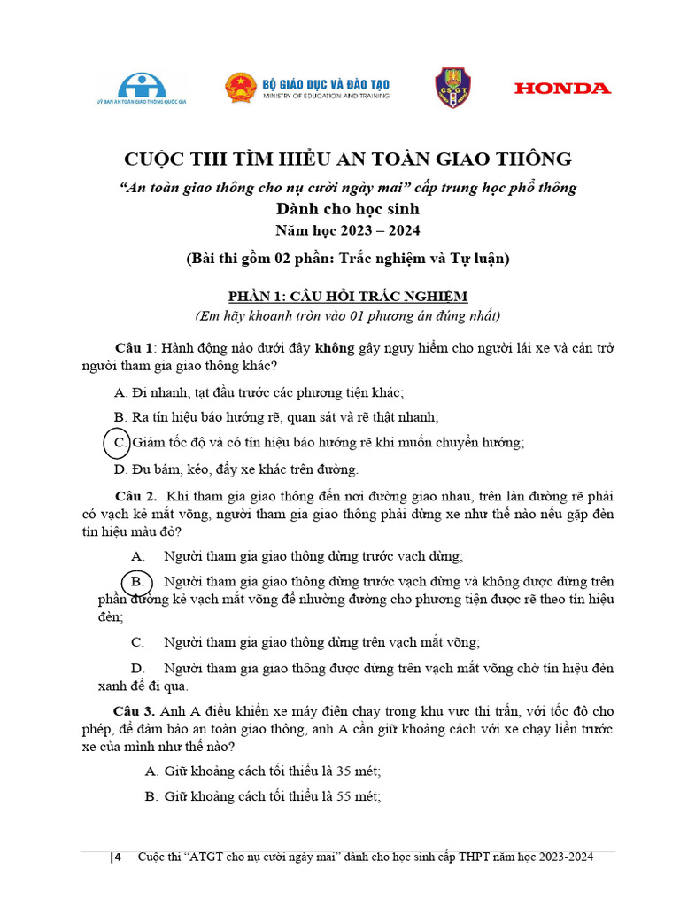 De Hs Thpt 2023 2024 Bc Kãm 3432 Pdf