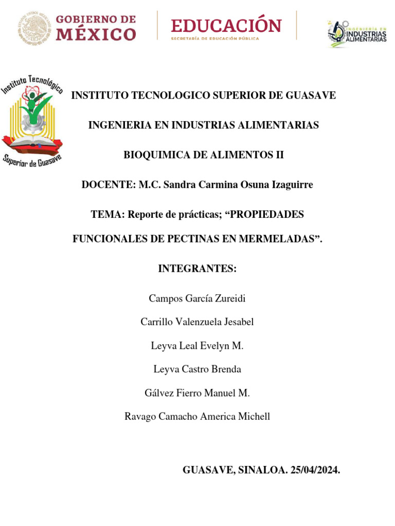 Propiedades de Pectinas en Mermeladas | PDF | Gel