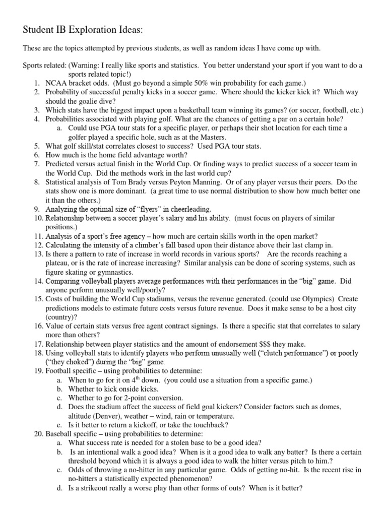 Math Exploration Ideas | Download Free PDF | Cost Of Living | Statistics