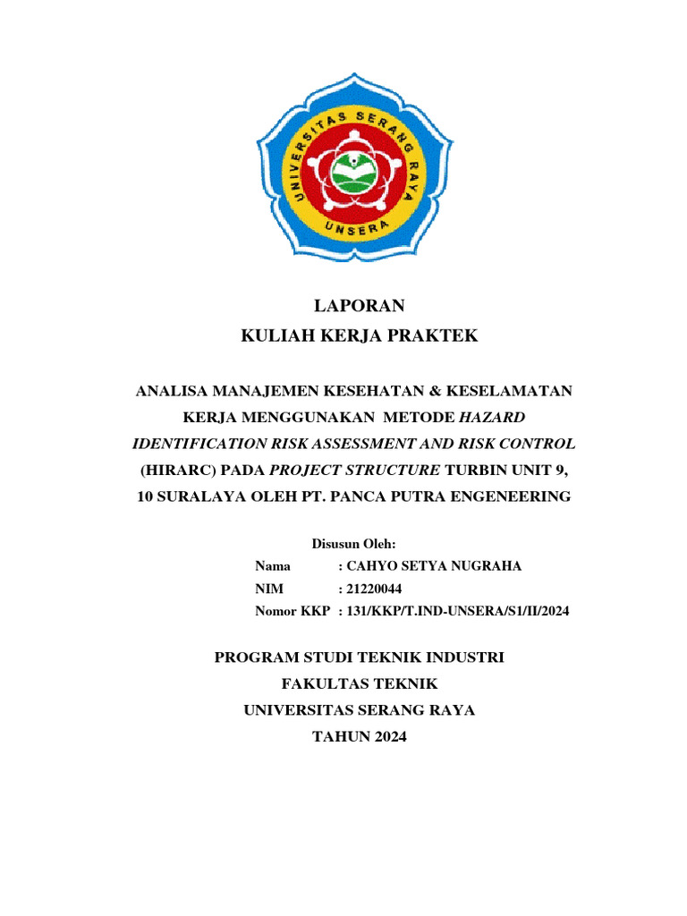Analisa K3 Proyek Turbin Suralaya | PDF | Seni
