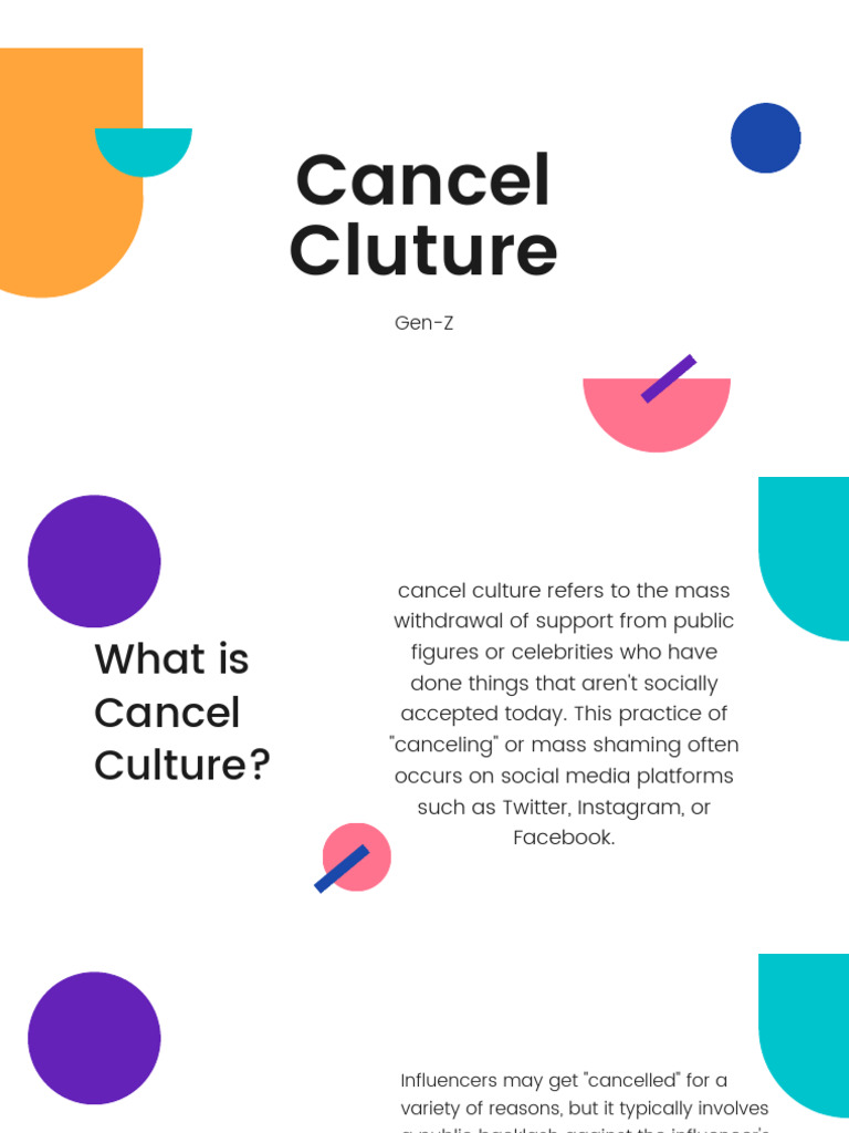 Understanding Cancel Culture in Gen Z | PDF