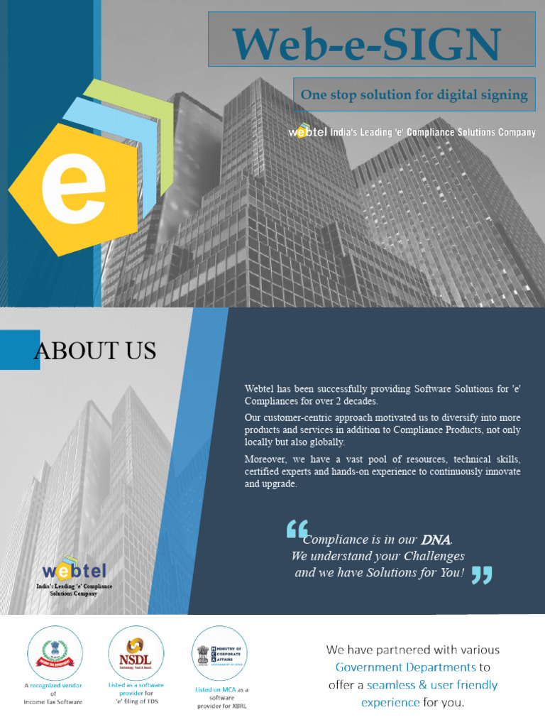 Features of Web-e-Sign | PDF | Enterprise Resource Planning ...