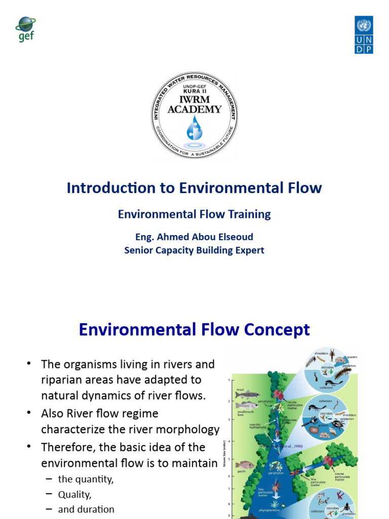 02 - EFlow Training - Session 2 - Introduction To Environmental Flow ...