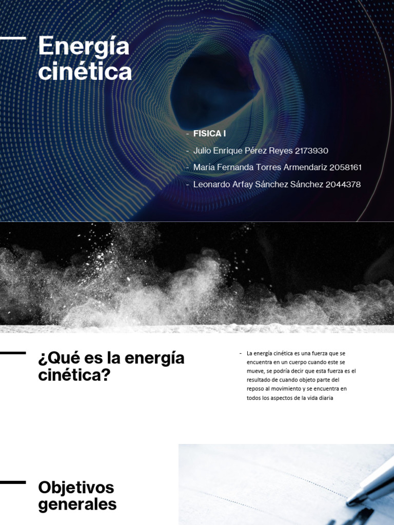 Energía Cinética Presentacion | PDF | Métodos y materiales de enseñanza ...