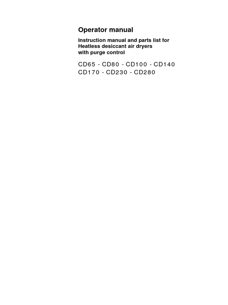 CD100 | PDF | Menu (Computing) | Valve