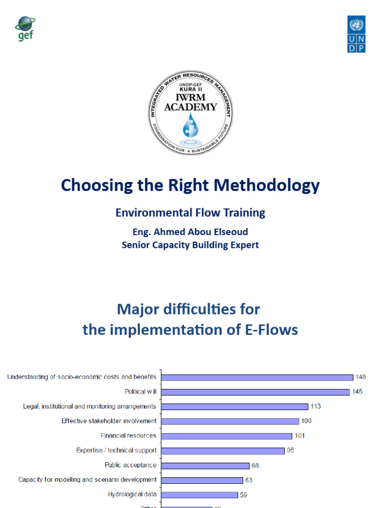 06 - EFlow training_Session 6_Choosing the Right Methodology | PDF | Natural Environment