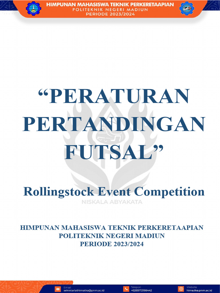 Peraturan Pertandingan Futsal Rec 2023 | PDF