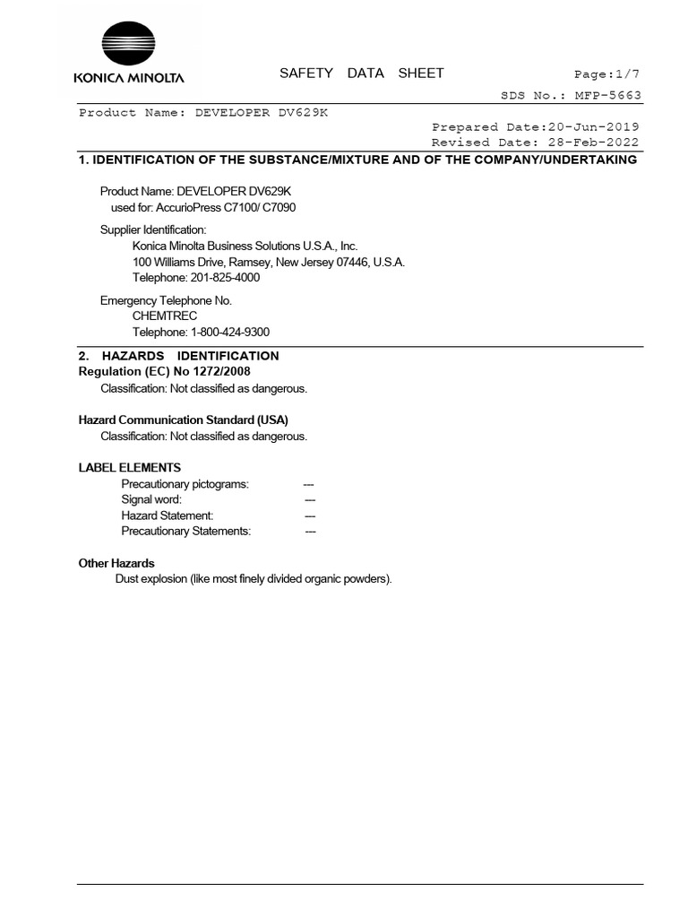 MFP-5663 | PDF | Dangerous Goods | Superfund