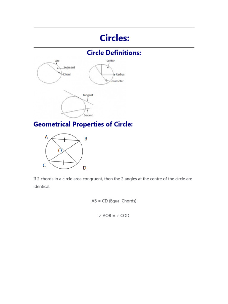 Circles | PDF