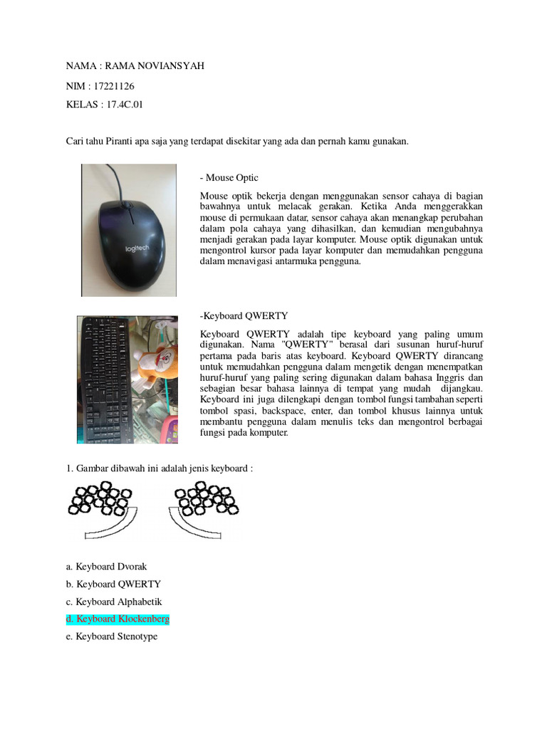 Latihan Soal P3 Rama Noviansyah - 17221126 | PDF