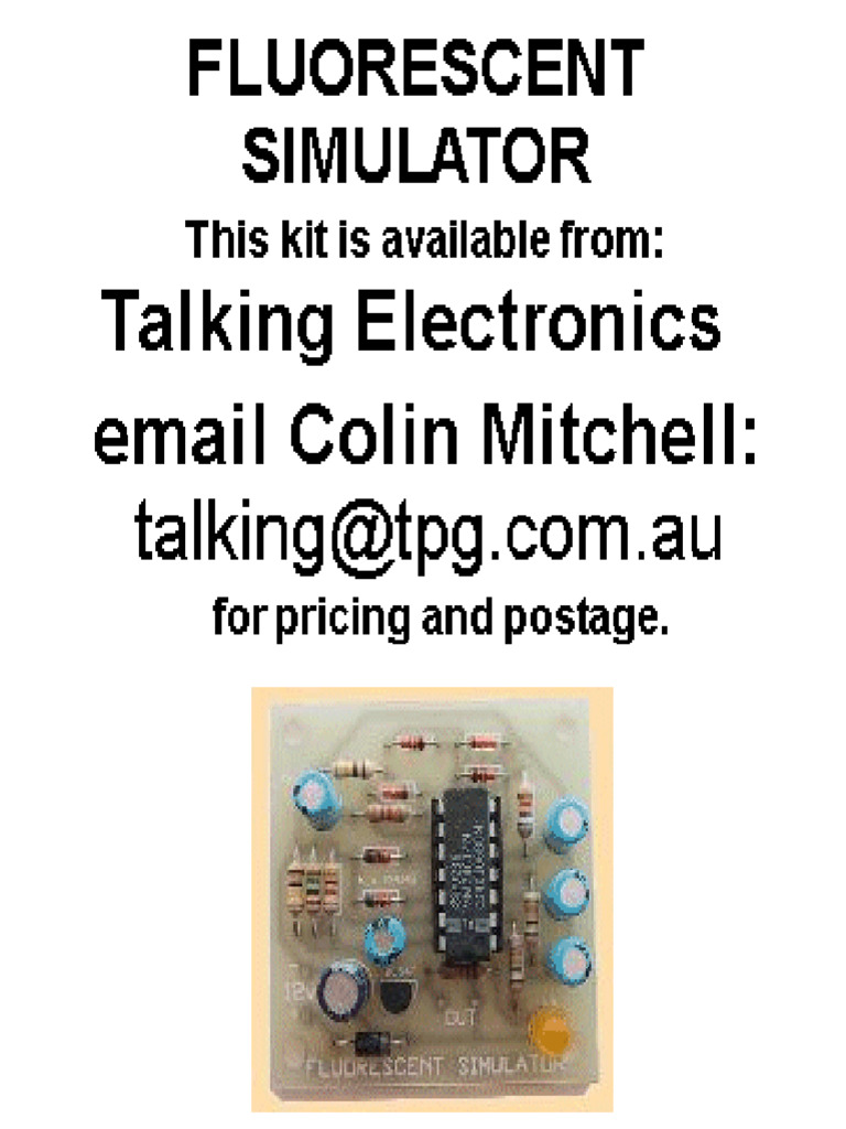 Fluorescent Simulator | PDF