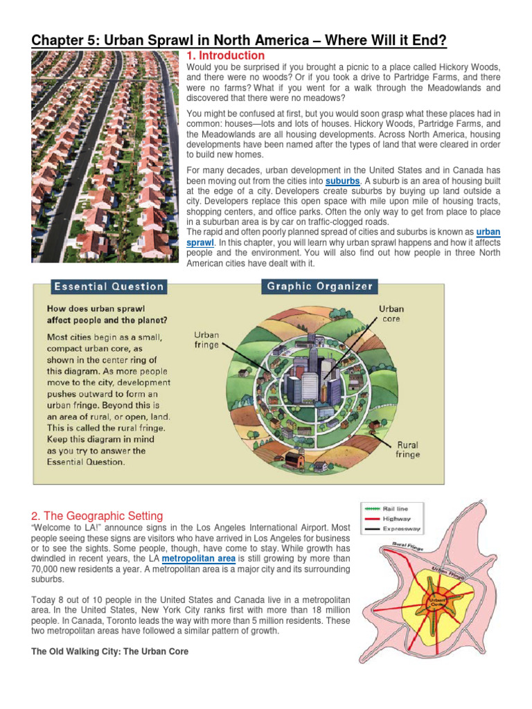 Chapter 5 Urban Sprawl in North America - Where Will It End | Download ...
