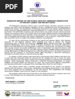 LES NARRATIVE REPORT On LAC SESSIONS 2023-2024 | PDF