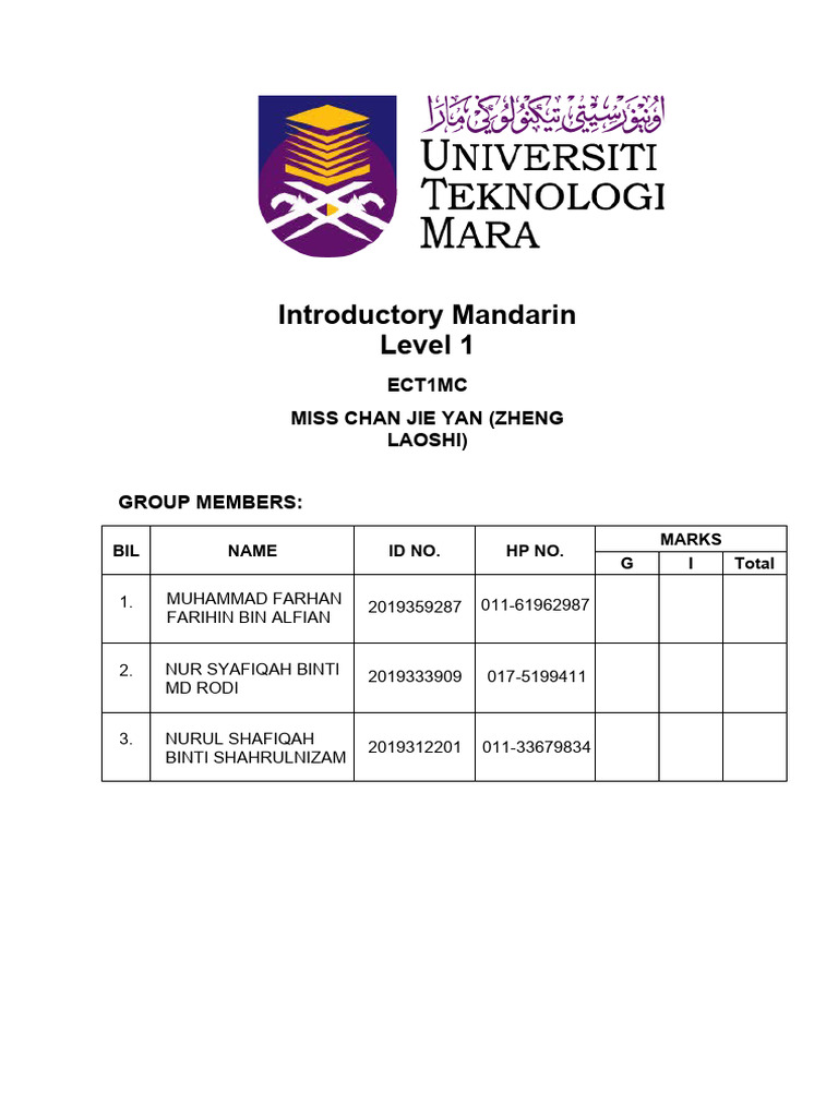 Update SKRIP ROLE PLAY MANDARIN | PDF