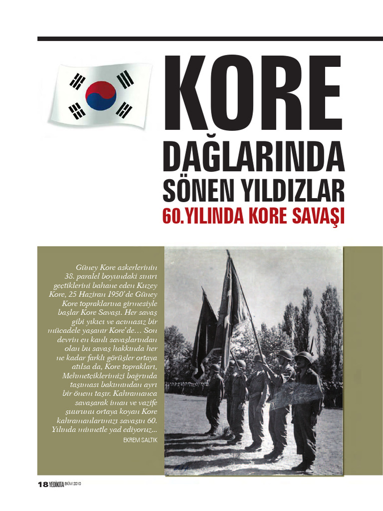 Kore Daglarinda Sonen Yildizlar Kore Sav | PDF