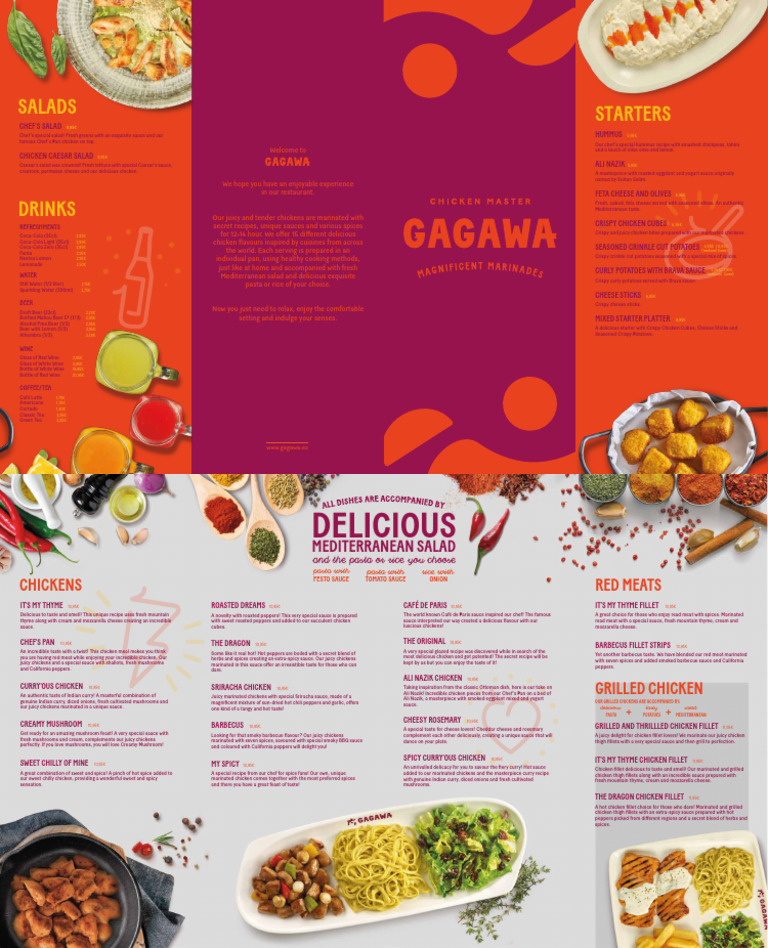 gagawa-menu | PDF | Sauce | Curry