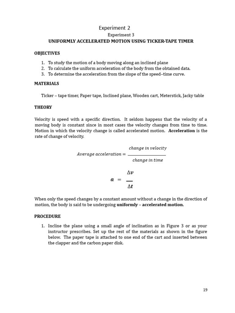 Exp | PDF | Velocity | Acceleration