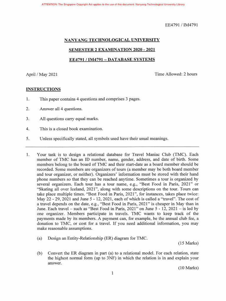 EE4791 2020-2021 Semester 2 | PDF