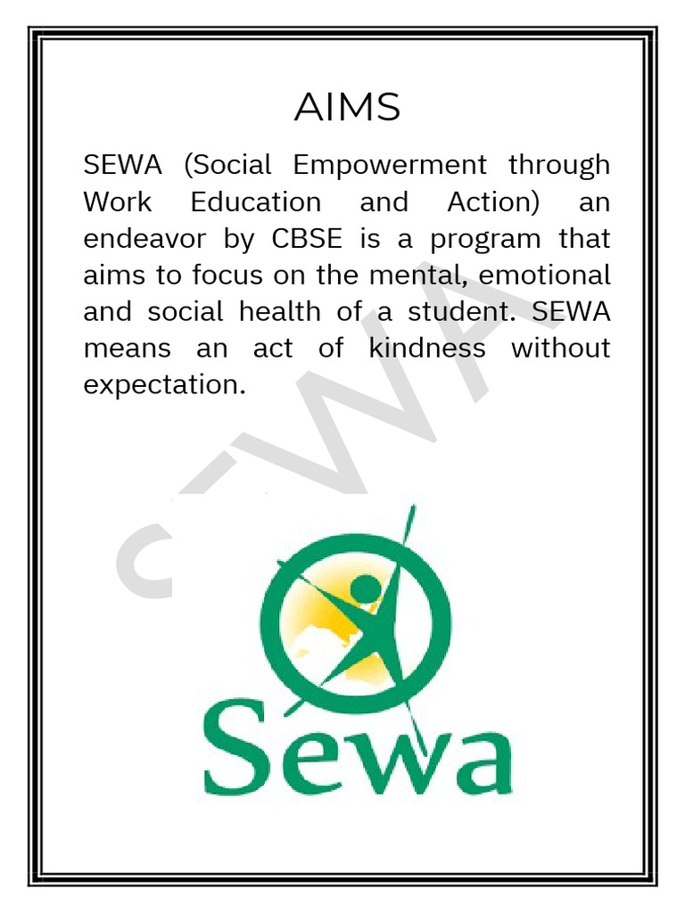 Sewa Project PDF | PDF | Self Esteem | Social Psychology