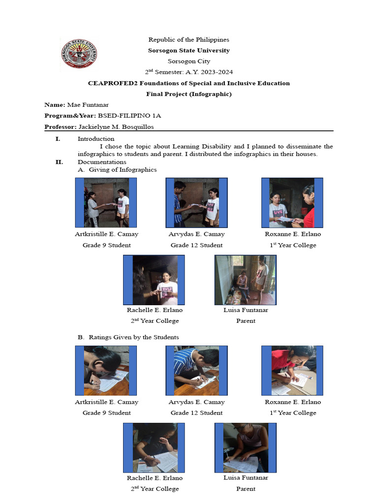 Narrative Infographic | PDF | Disability