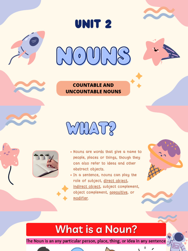 Countable And Uncountable Nouns Pdf