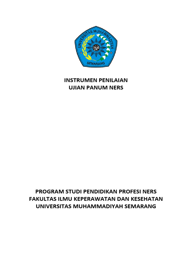 Instrumen Penilaian Ujian Panum Ners | PDF
