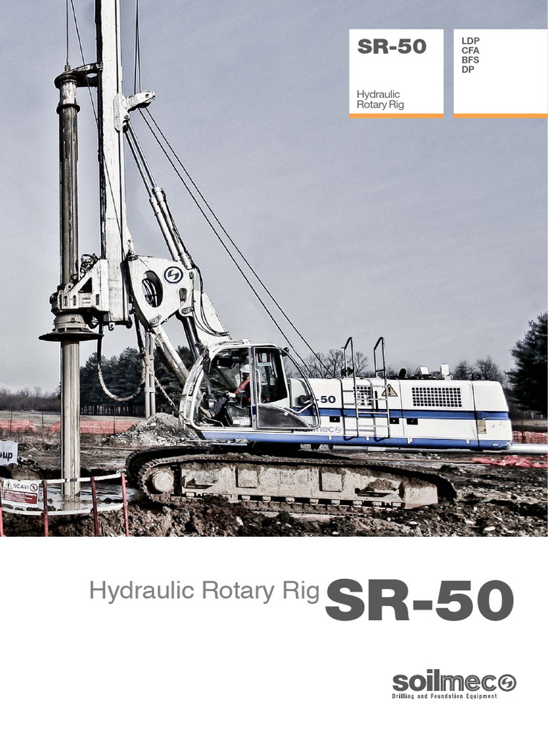 Hydraulic Rotary Rig | PDF | Deep Foundation | Engines