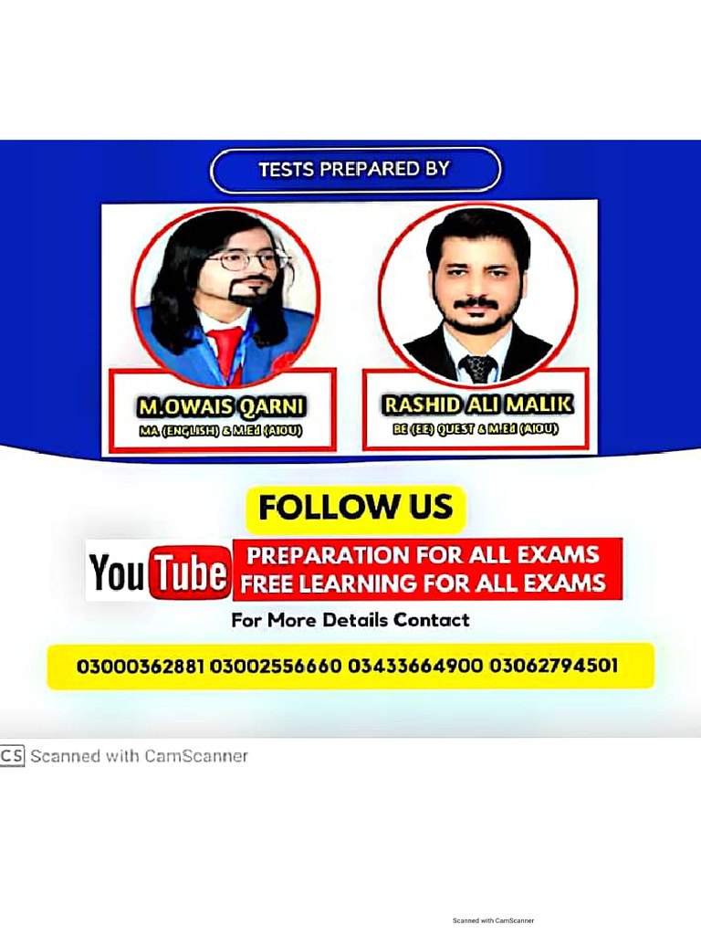 Sts Mock Tests | PDF