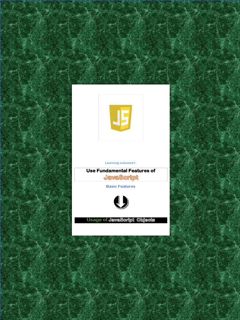 18 Usage Of Javascript Objects Download Free Pdf Boolean Data Type Java Script