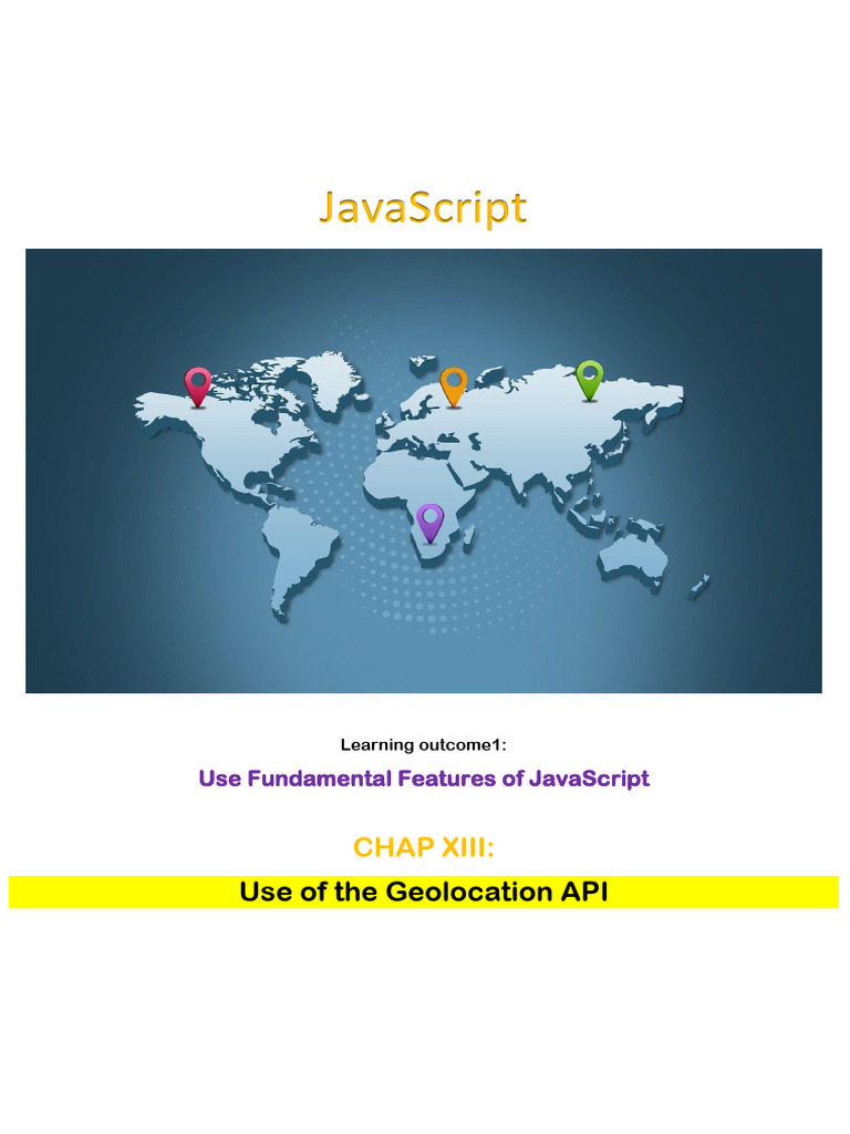 3.3 Usage of The Geolocation API | PDF | Information Technology | Software Engineering