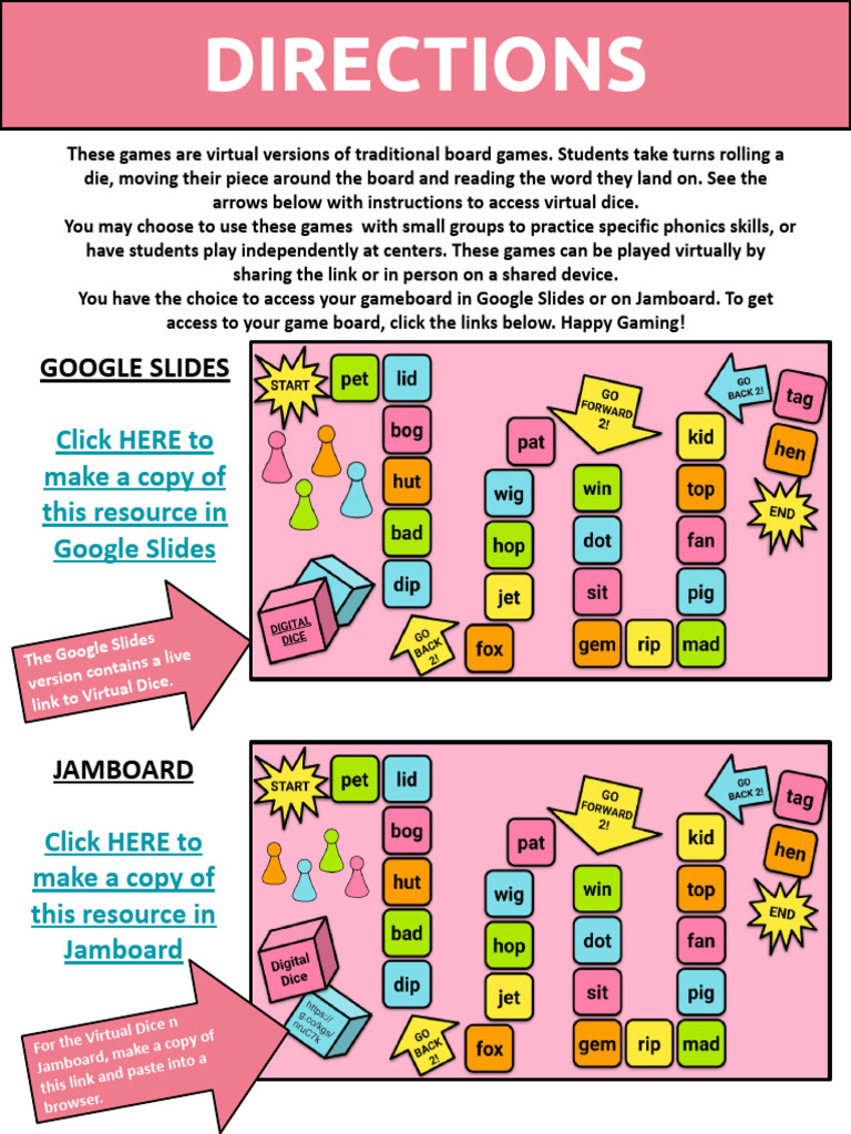 Directions: Google Slides | PDF | Computing | Software