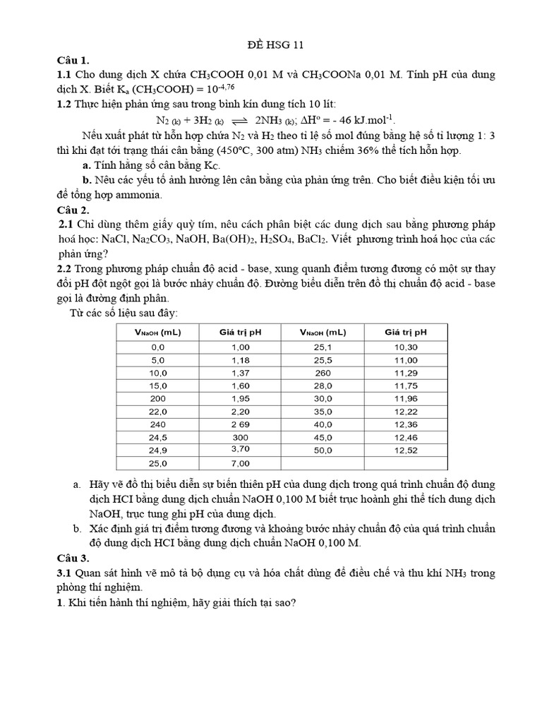 Đê 11-Hóa-De Thi HSG | PDF