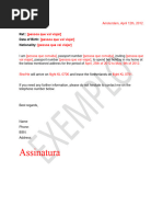 Application Letter For Irish Visa | PDF