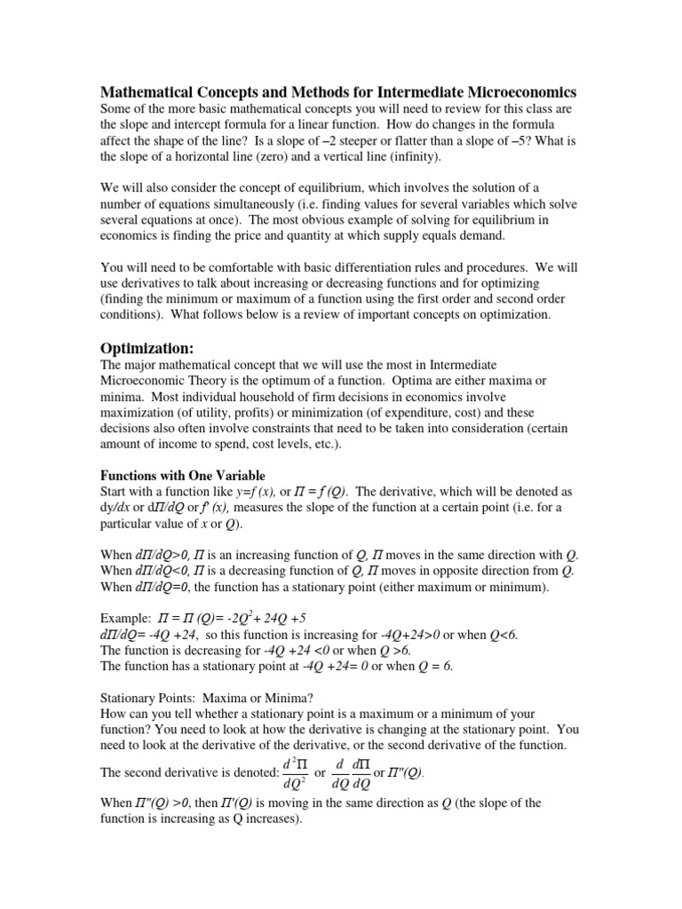 Optimization Hansen | PDF | Mathematical Optimization | Derivative