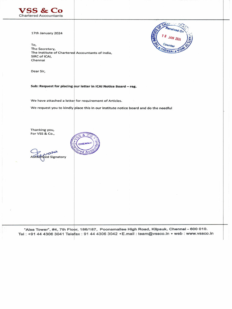 VSS & CO_240119120000 | PDF